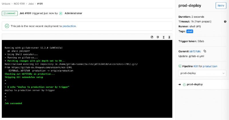 GitLab CI 之 CI trigger、API 與 ChatOps - 和艦長一起30天玩轉GitLab